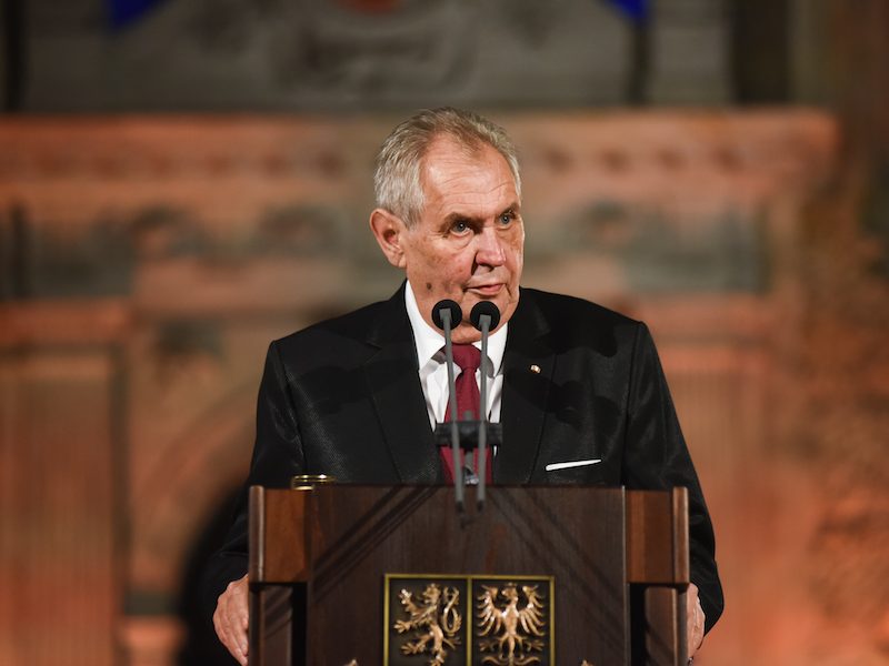 President Miloš Zeman representing the Czech Republic - Czech & Slovak ...